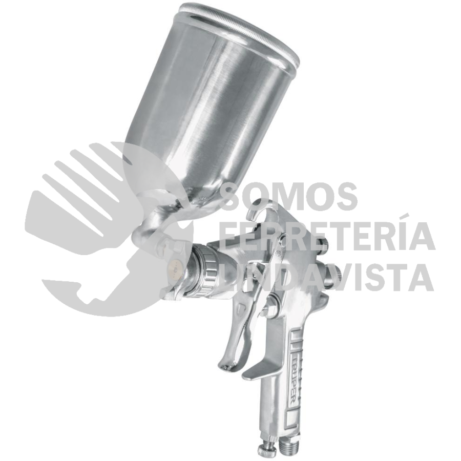 13061 PIPI-421 PISTOLA P/PINTAR GRAVEDAD LVMP VASO ALUMINIO 1.7 MM TRUPER - Ferreteria Lindavista