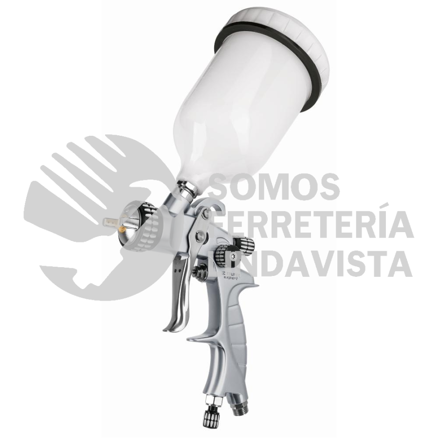 14031 PIPI-440X PISTOLA P/PINTAR GRAVEDAD HVLP VASO PLASTICO 1.4 MM TRUPER - Ferreteria Lindavista