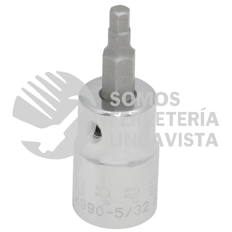 4990-5/32 DADO CON PUNTA HEXAGONAL CUADRO DE 3/8", EN PULGADAS, 5/32" URREA - Ferreteria Lindavista