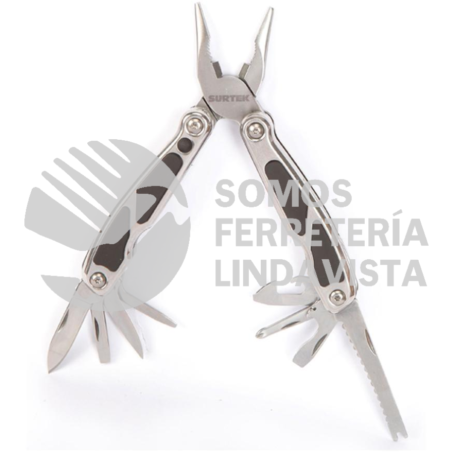 120526 PINZA MULTIHERRAMIENTA 14 EN 1 CON LUZ LED SURTEK - Ferreteria ...