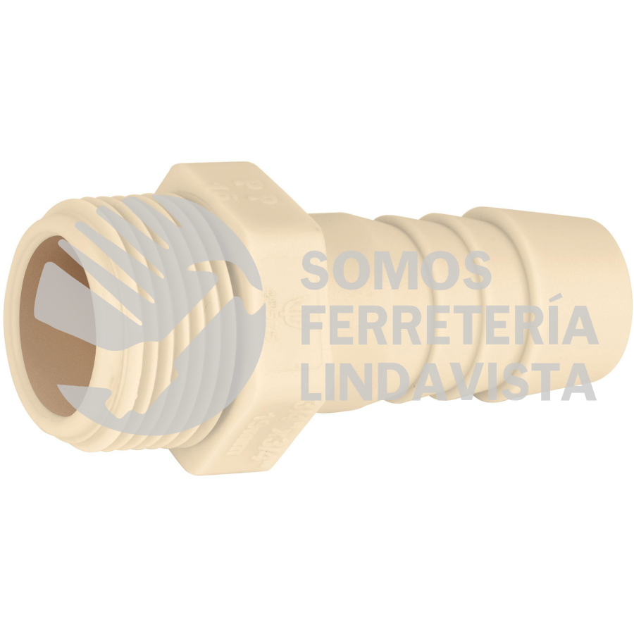 48575 CM-613 ADAPTADOR INSERCION ROSCA EXTERIOR DE 3/4" X 3/4" FOSET ...