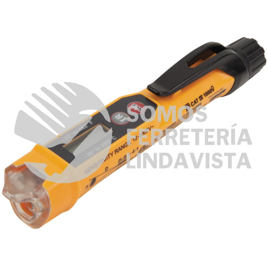NCVT-4IR PROBADOR VOLTAJE CON TERMOMETRO SIN CONTACTO INFRAROJO TIPO ...
