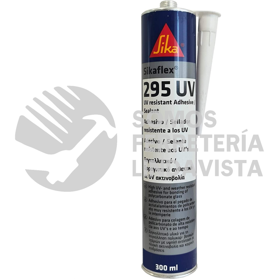 166791 SIKAFLEX 295 UV NEGRO CARTUCHO 300 ML SIKA INDUSTRY - Ferreteria ...