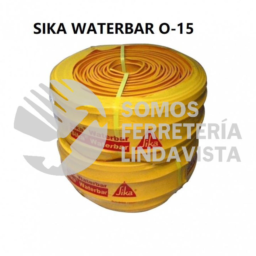 426845 SIKA WATERBAR O-15 ROLLO 15 0 M / 23 57 KG SIKA CONSTRUCCION - Ferreteria Lindavista