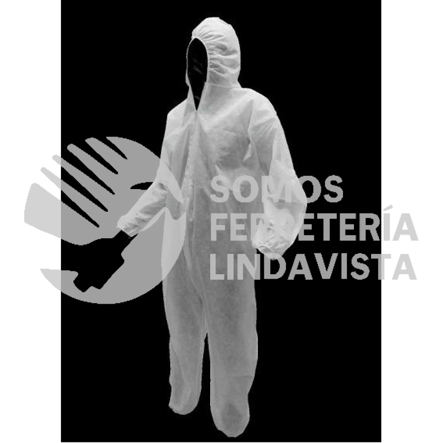 OVD01 OVEROL DESECHABLE CON CAPUCHA UNITALLA, COLOR BLANCO SURTEK ...