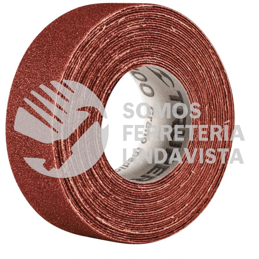 100568 LIPL-100-1X5 ROLLO DE 5 M DE LIJA PARA PLOMERO GRANO 100 ANCHO 1 ...