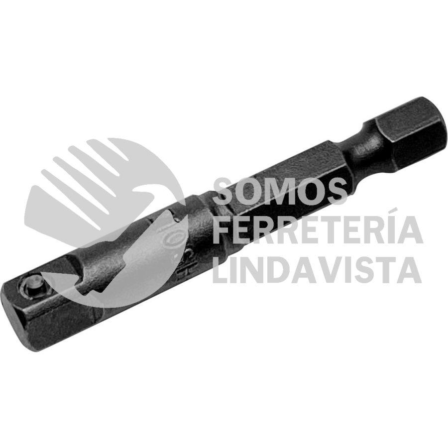 50004X ADAPTADOR CON PERNO PARA DADOS CUADRO HEMBRA DE 1/4", HEXAGONO ...