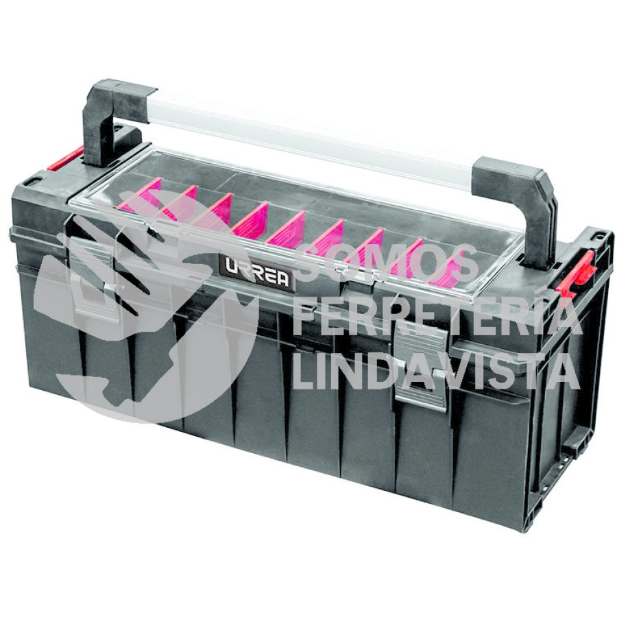 CPO25 CAJA PORTAHERRAMIENTAS PLASTICA MODULAR CON ORGANIZADOR 25" X 10 ...