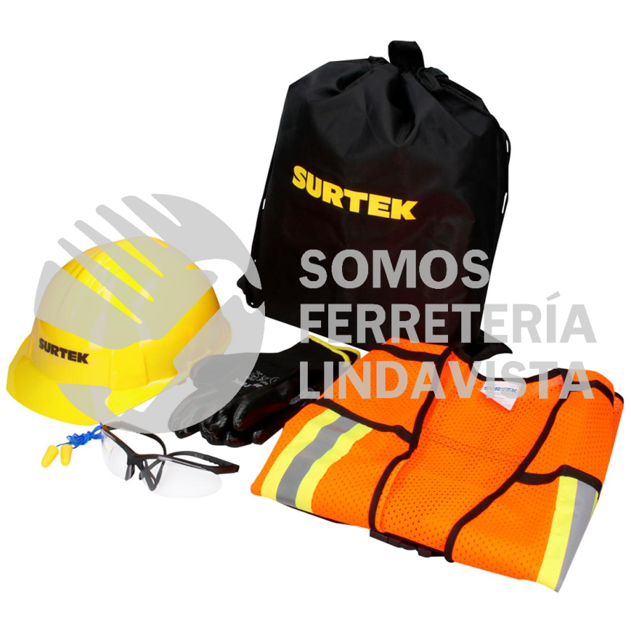 JPB6 JUEGO DE EPP BASICO PROFESIONAL TALLA MEDIANA, 6 PIEZAS SURTEK ...