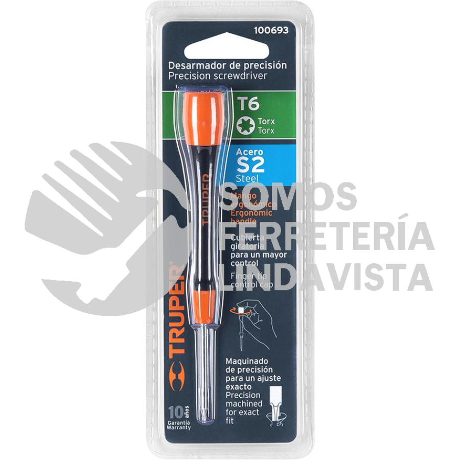 100693 JOY-T6 DESARMADOR DE PRECISION PUNTA TORX T6 MANGO ERGONOMICO ...