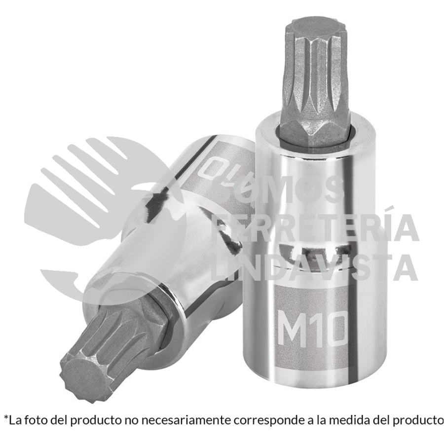 101292 D-1205-BC DADO PUNTA CORTA BRISTOL M5 CUADRO 1/2" TRUPER - Ferreteria Lindavista