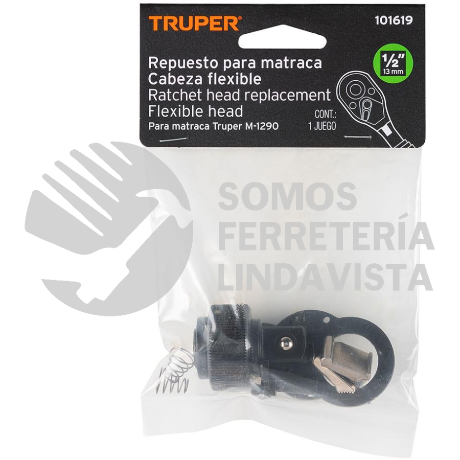 101619 REP-M1290 KIT DE REPUESTO PARA M-1290 TRUPER - Ferreteria Lindavista