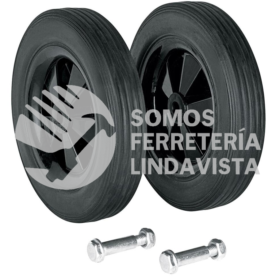 102069 R60-COMP-80LV 2 RUEDAS 1-3/8" PARA COMPRESORES GRUPO 3 TRUPER - Ferreteria Lindavista