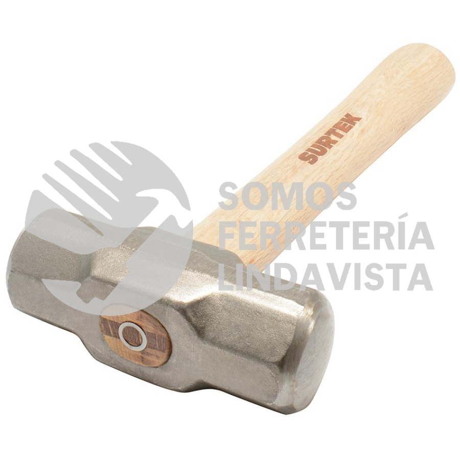MARR4 MARRO OCTAGONAL CABEZA FORJADA CON MANGO CORTO DE MADERA DE 12 ...