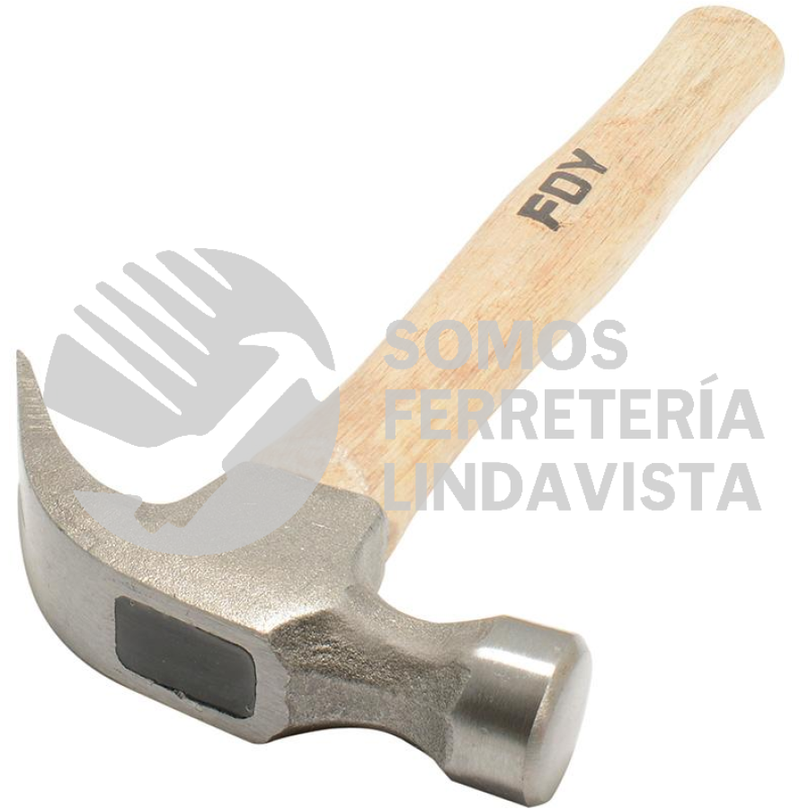 141816 MARTILLO DE UÑA CURVA CON MANGO DE MADERA DE 13", 16 OZ FOY ...