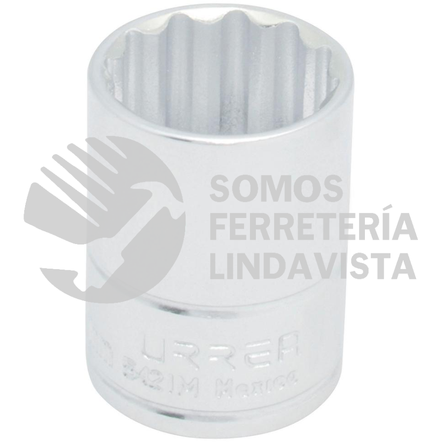 5423M DADO CUADRO DE 1/2", 12 PUNTAS, METRICO, 23 MM URREA - Ferreteria ...