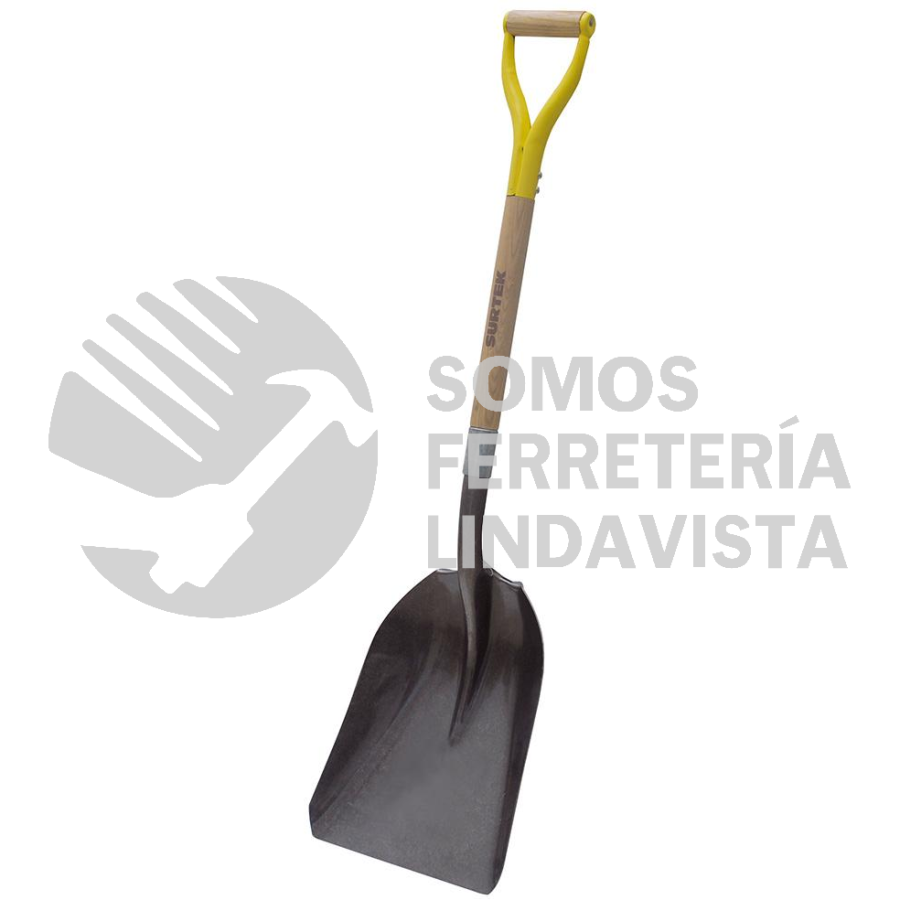 130624 PALA CON MANGO DE MADERA CON PUÑO METALICO "Y", TIPO CARBONERA ...