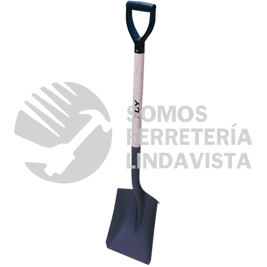 PCYPG PALA CON MANGO DE MADERA CON PUÑO PLASTICO "Y", CUADRADA FOY ...
