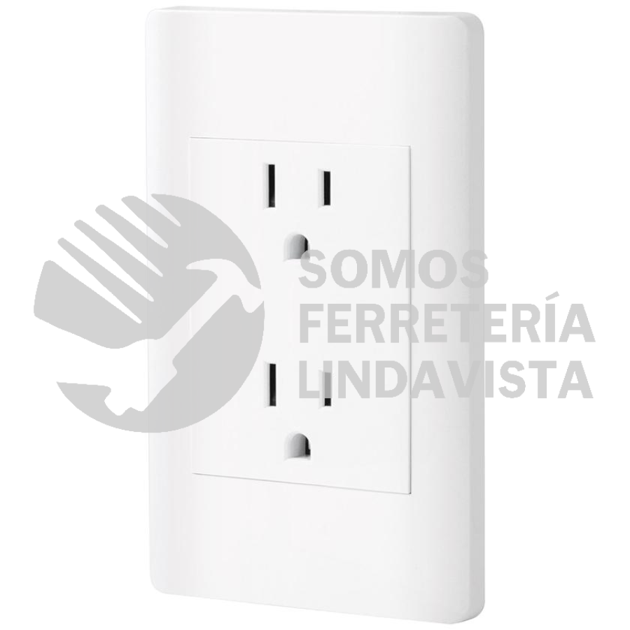 47969 CODO-LB PLACA ARMADA BLANCA CONTACTO DUPLEX 3 MODULOS LISBOA ...