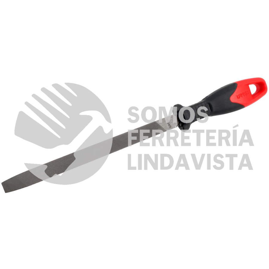 UFTPB8 LIMA TRIANGULAR CON MANGO BIMATERIAL 8" URREA - Ferreteria Lindavista