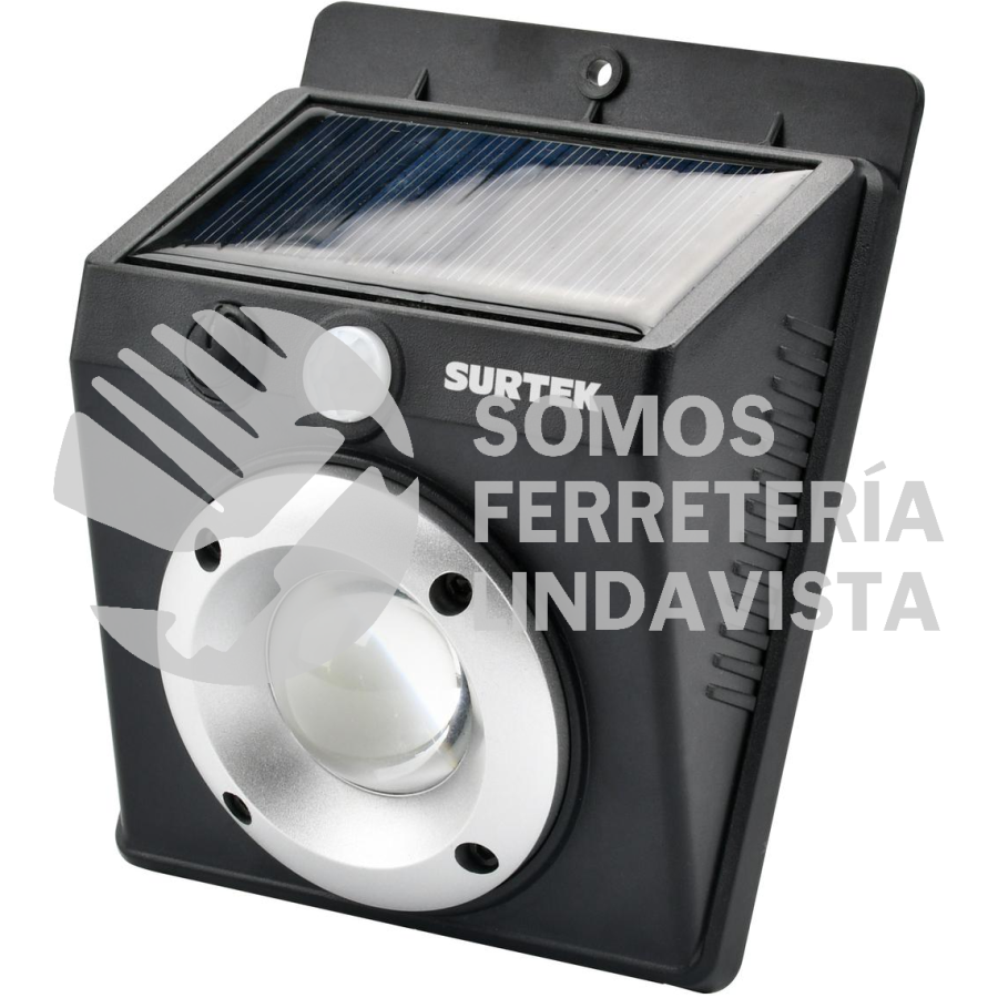 LS4C LUMINARIO DE LED SOLAR CON SENSOR DE 400 LM SURTEK - Ferreteria ...