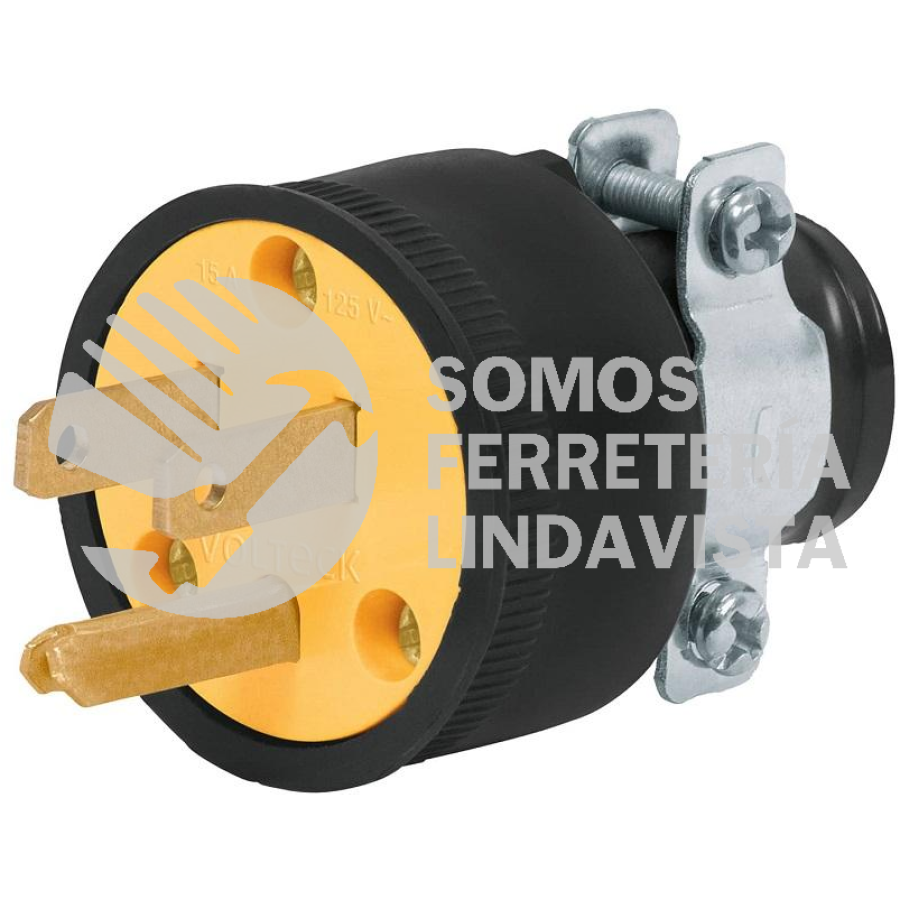 46207 CLR-A CLAVIJA INDUSTRIAL REFORZADA ATERRIZADA 2 POLOS+TIERRA VOLTECK